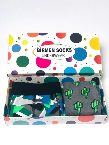 Men's Boxer and Socks gift set -%95 Cotton- S-M-L-XL-XXL | eBay UK