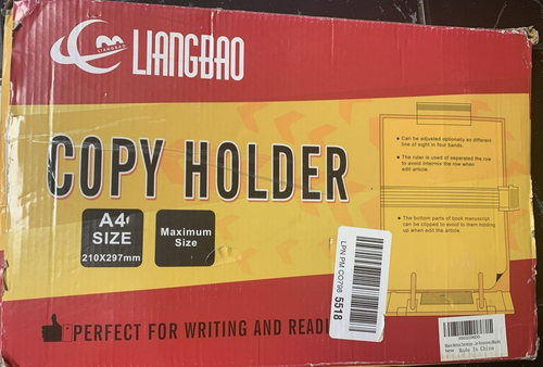 Liangbao A4 Size Stationery Desktop Document Book Copy Holder With Line Reader | eBay