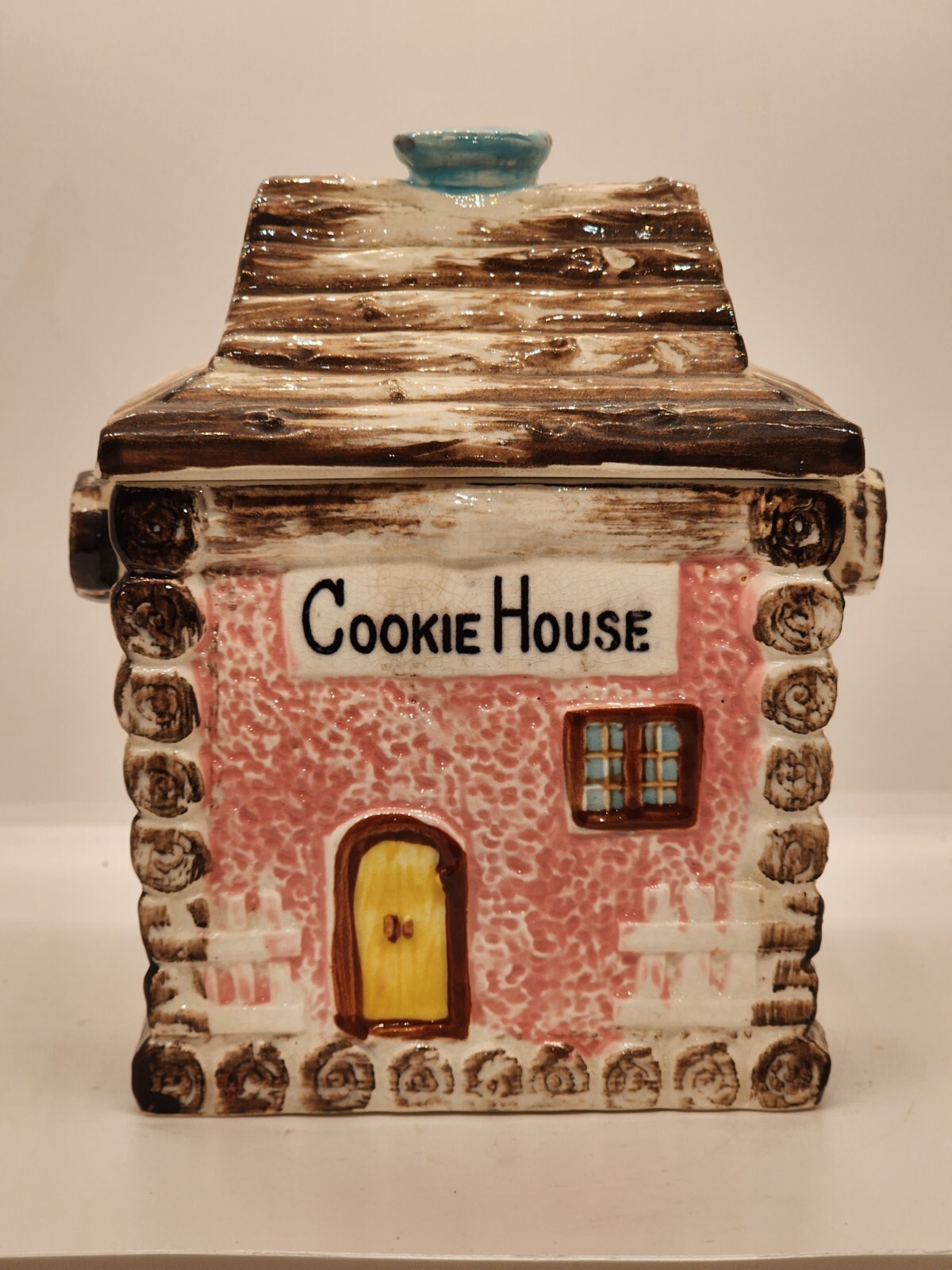 Vintage Cookie House Cookie Jar Pacific Japan Hand Painted, EUC | eBay