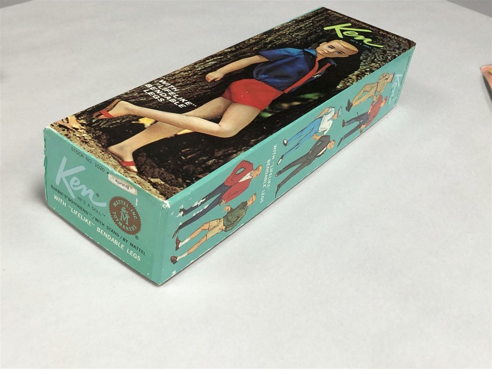 1960s MATTEL BENDABLE LEG KEN SET UNUSED IN ORIGINAL BOX | eBay