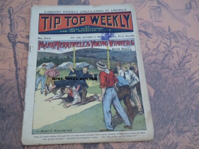 TIP TOP WEEKLY #544 B BURT L STANDISH SING LO COVER DIME NOVEL | eBay