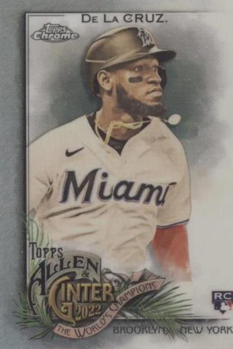 2022 Topps Allen & Ginter Chrome - Bryan De La Cruz #71 Refractor (RC ...