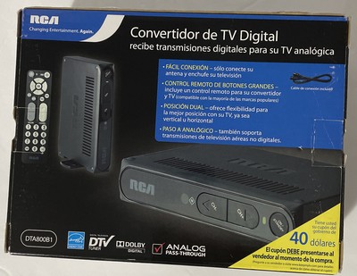 RCA DTA800B1 Digital-to-Analog TV Converter Box | eBay