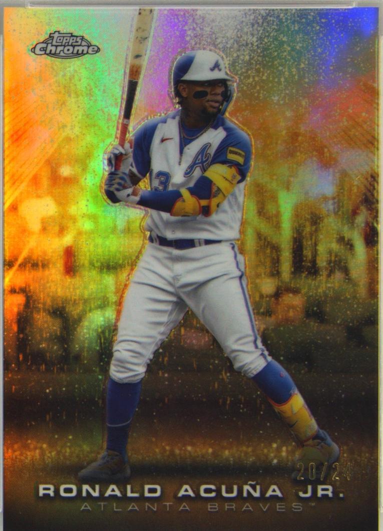 2024 Topps Gilded Collection - Gold Storm Ronald Acuña Jr. #GS-15 /24 ...