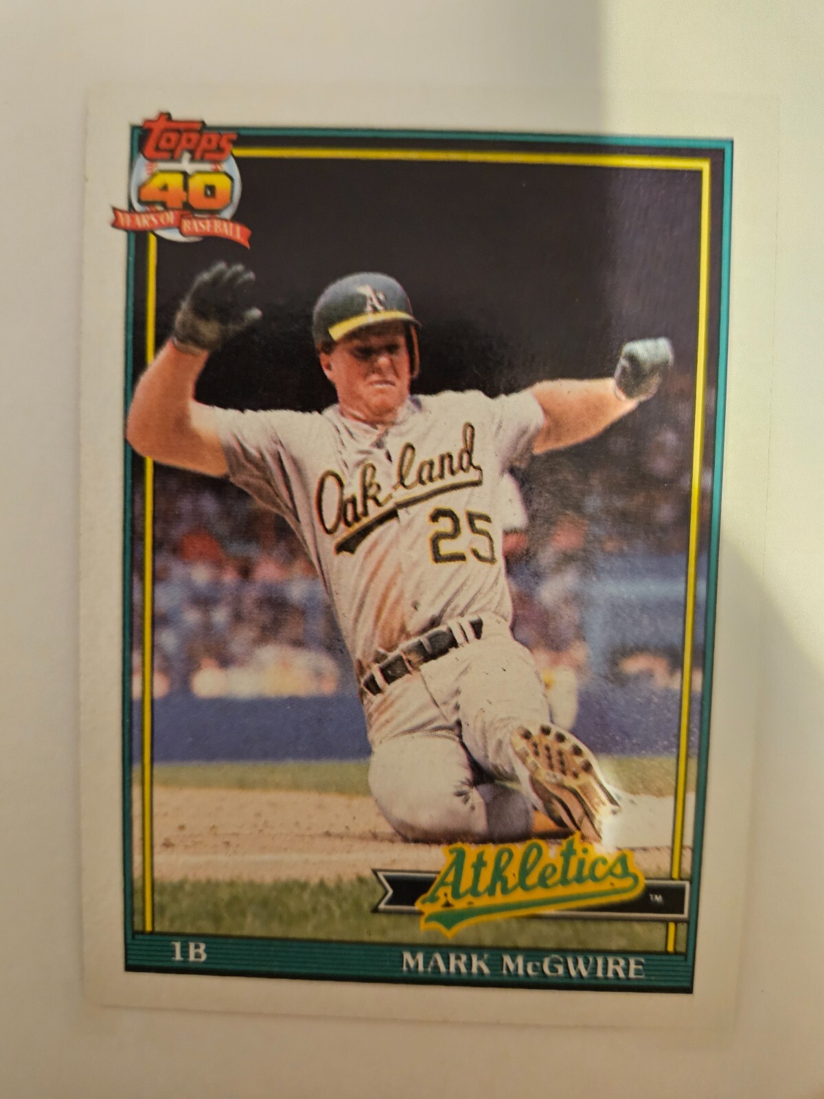 1991 TOPPS MARK MCGWIRE #270 NM | eBay