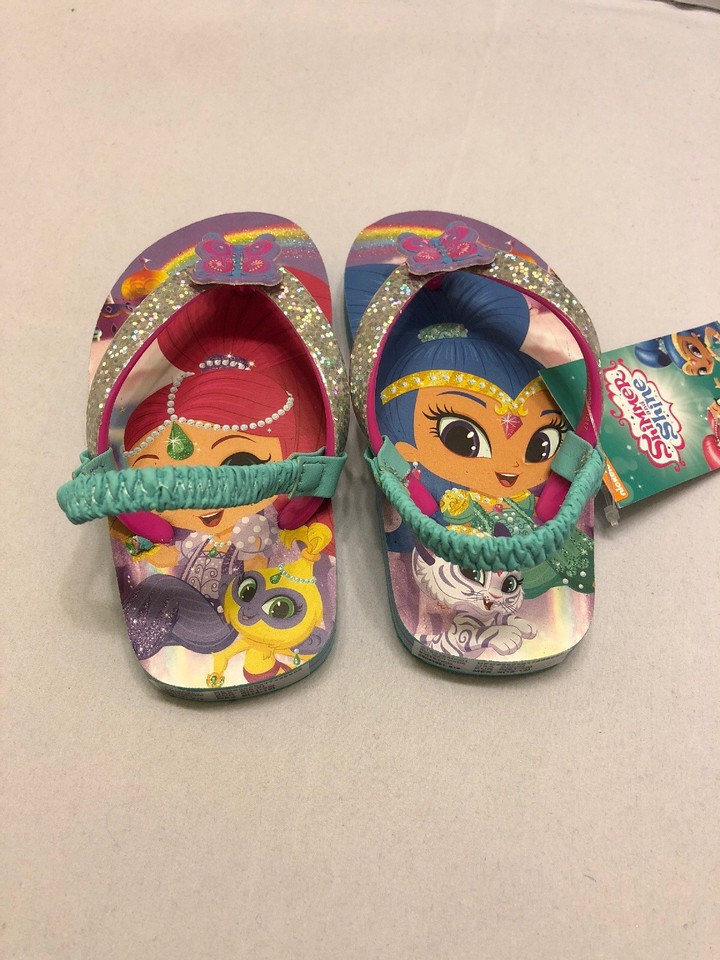 Girls Flip Flop Sandals Shoe Size Small 5-6 Beachwear Pool Water ...
