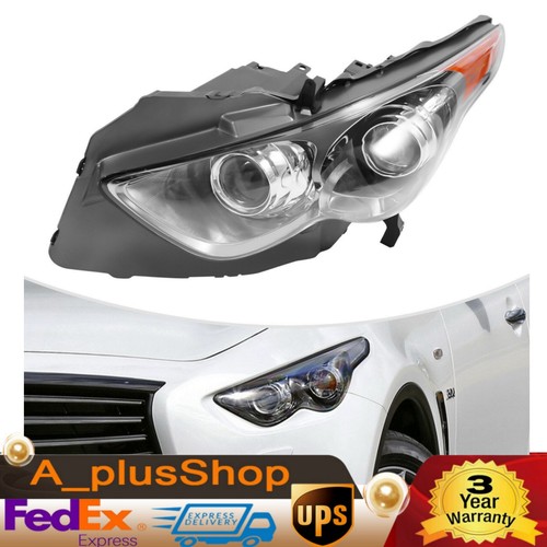 Headlamp For 09-17 INFINITI FX35 FX37 FX50 QX70 Xenon/HID Headlight ...