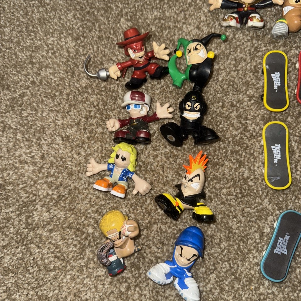 Vtg Tech Deck Dudes 12 Figures and 13 Boards Skateboarding Lot | eBay