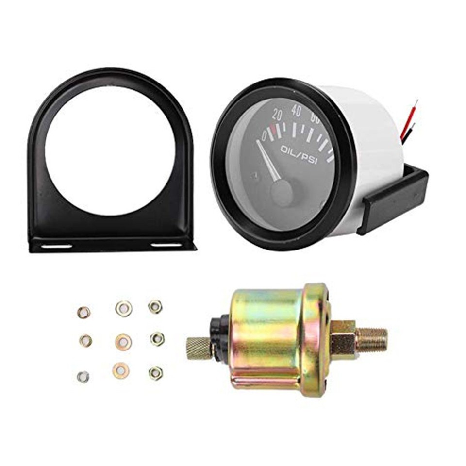 Automotive Oil Pressure Monitor 52mm for For 12v Vehicle Engine Testing ...