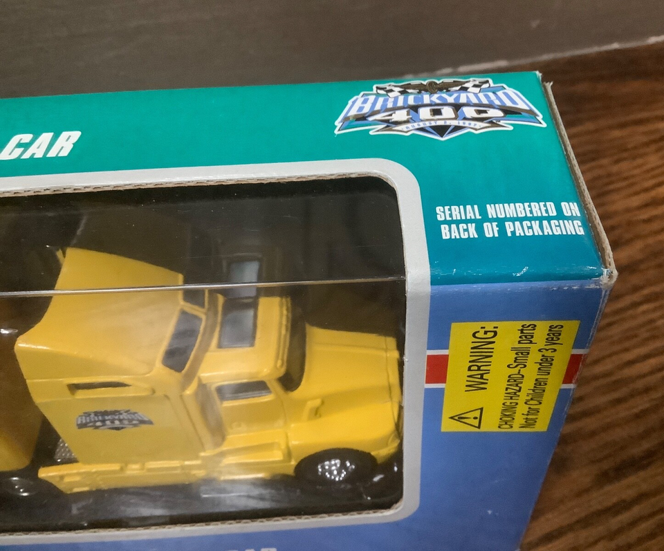 Racing Champions 1997 Brickyard 400 Transporter with Stock Car 1:64 Die ...