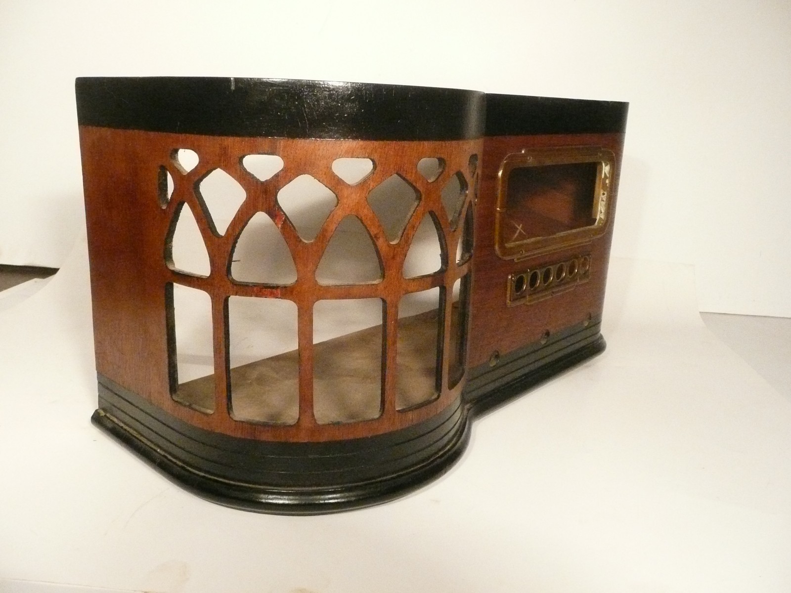 vintage DETROLA 223 RADIO SHELL ... INCLUDES 2 BRASS FACEPLATES | eBay