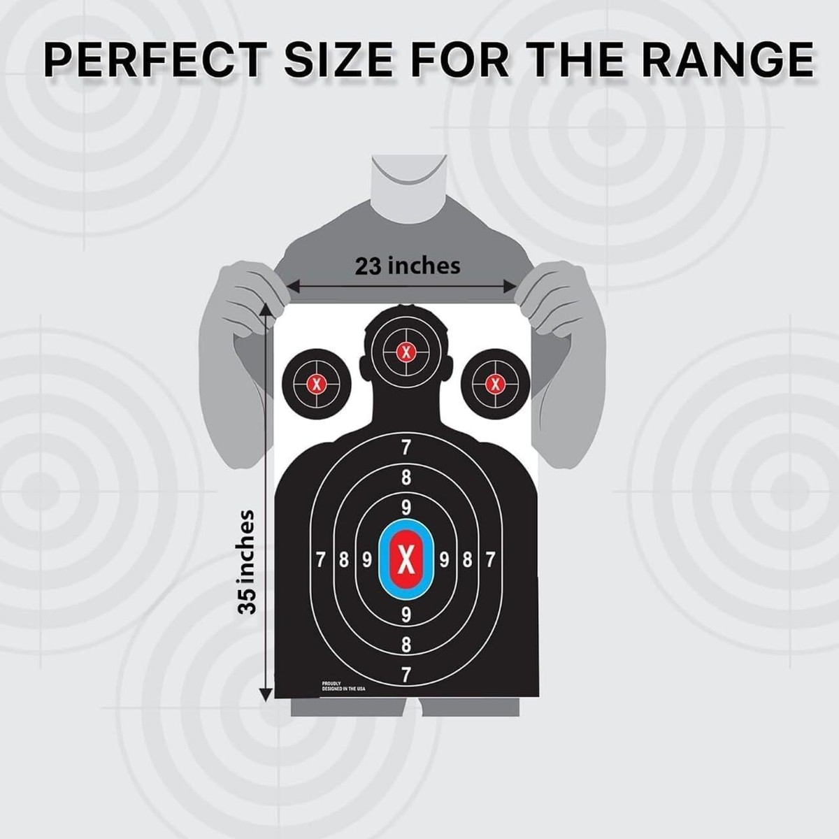 Hunting Shot Placement Elk Vitals Paper Targets - 24x20 Inch Broadside ...