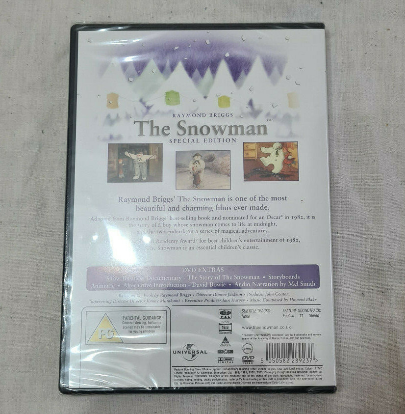 The Snowman Special Edition DVD 1982 New Sealed 5050582289237 | eBay