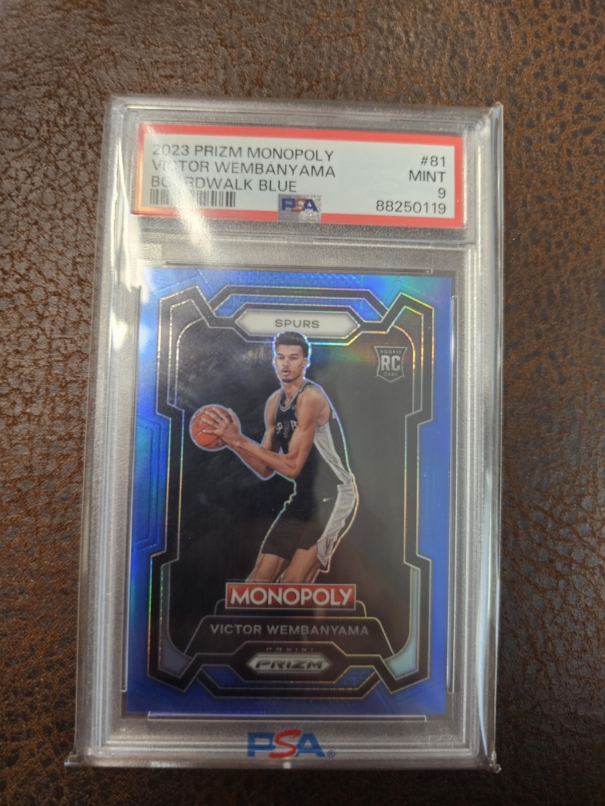 2023-24 Panini Prizm Monopoly - Boardwalk Blue Victor Wembanyama /15 ...