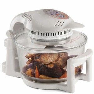 Digital Halogen Oven Cooker Hinged Lid White Accessories Spare Bulb ...