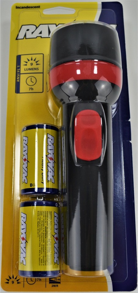 RAYOVAC E2D-BC Flashlight with 2 D Batteries 12800505661| eBay