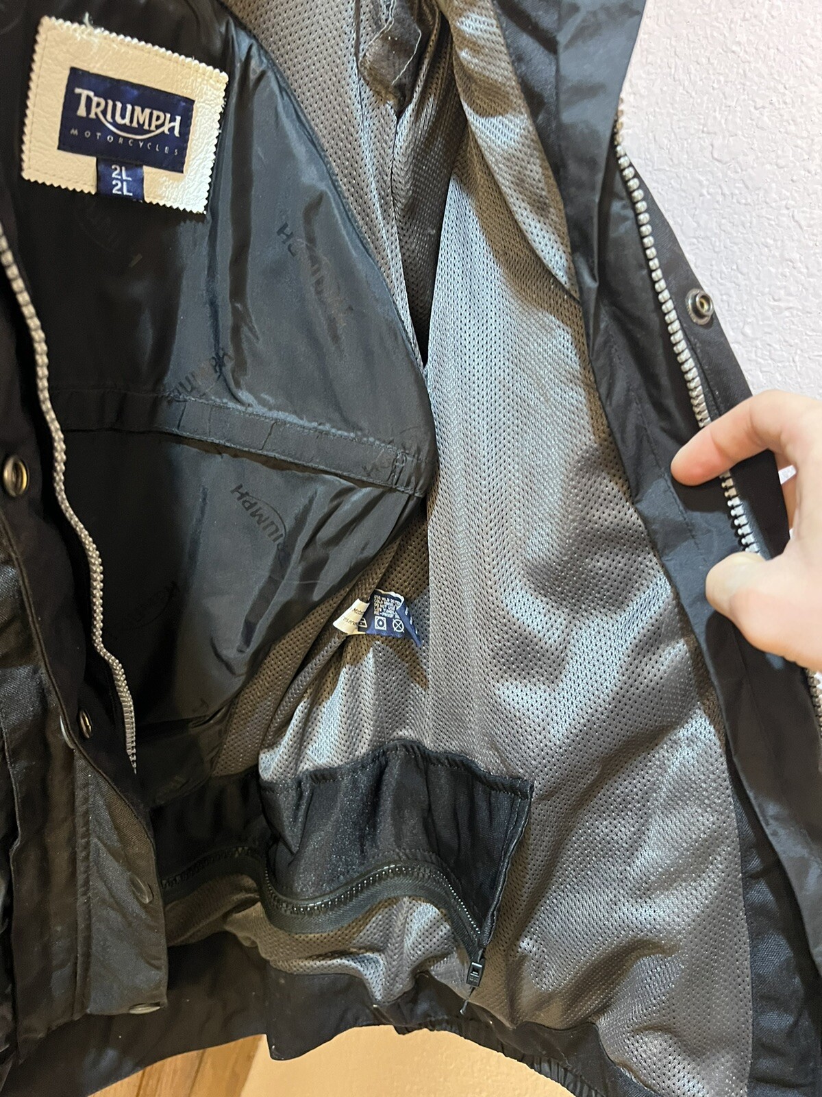 Womens Triumph Padded Riding Jacket 2L - Gem