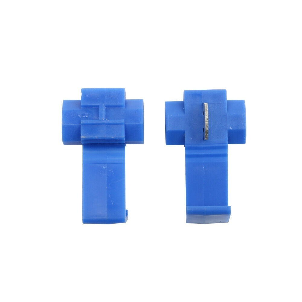 50pcs Blue Wire Connectors Quick Splice Terminals Crimp Electrical ...