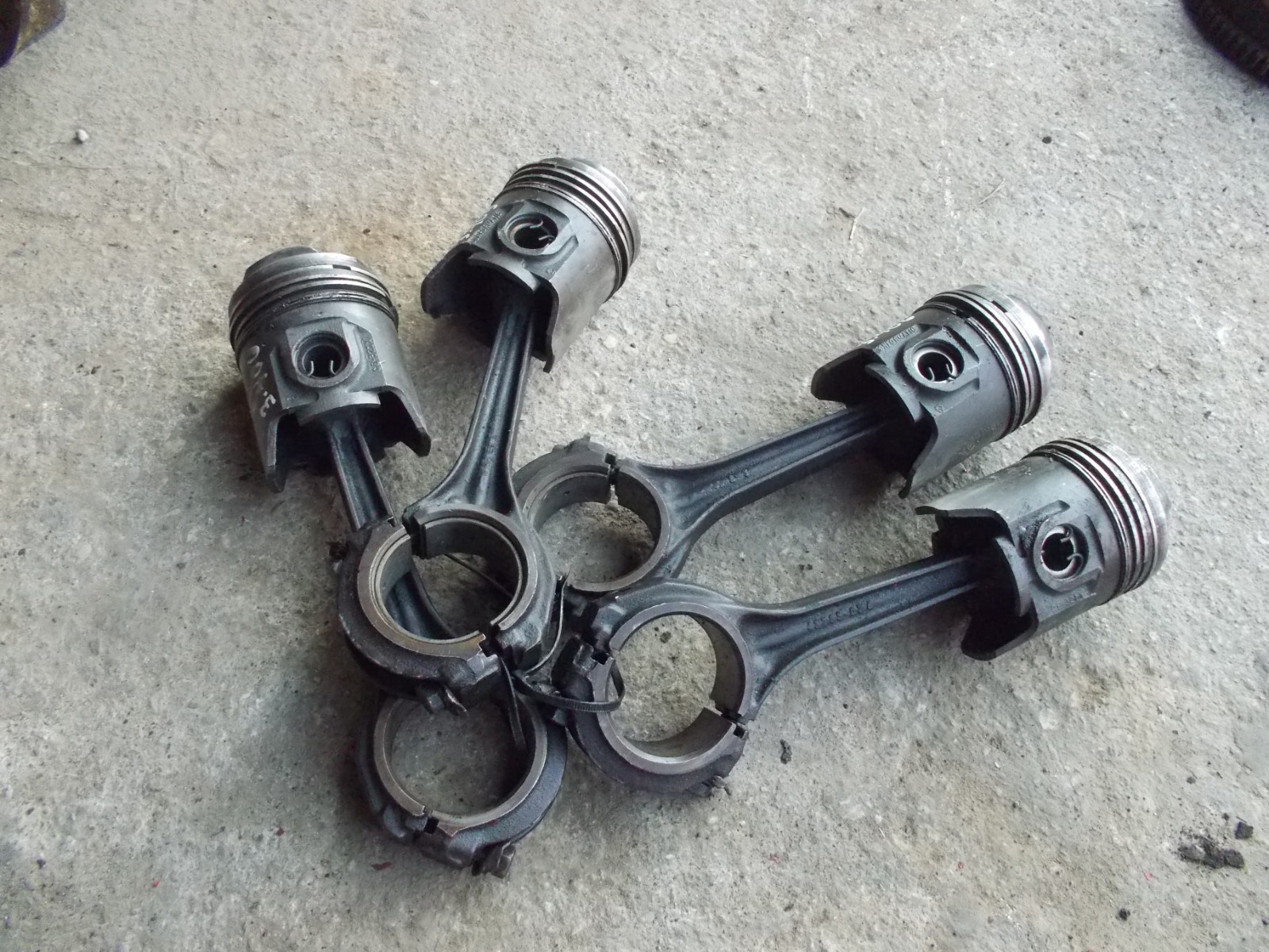 Farmall H Early SH O4 HV tractor 4) engine motor R Power pistons ring ...