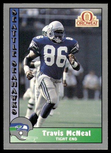 1990 Pacific Oroweat Seattle Seahawks Travis McNeal Seattle Seahawks ...