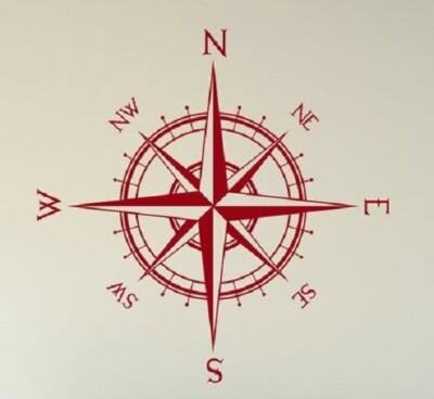 COMPASS NESW Vinyl Decal -Sticker for Jeep Car Truck Bumper Wall Window ...