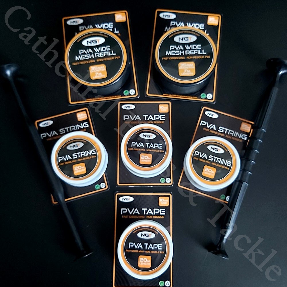 NGT PVA Joblot, Mesh, Tape, String, Refill, Bundle Carp Coarse Fishing Tackle | eBay UK