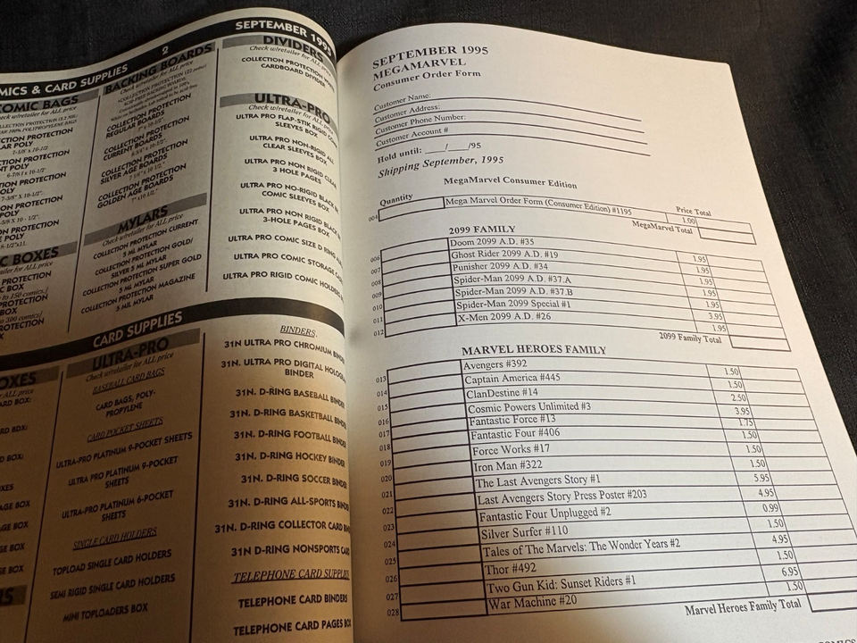 Mega Marvel Comics Consumer Edition - September 1995 - Scarlet Spider ...