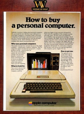 Apple II Computers Vintage Print Ad - How To Buy A Personal Computer | eBay