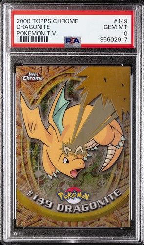 2000 TOPPS CHROME POKEMON T.V. #149 DRAGONITE PSA 10 | eBay