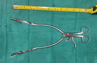 SSI 24-3446 Beckman-Adson Retractor dull 12" | eBay