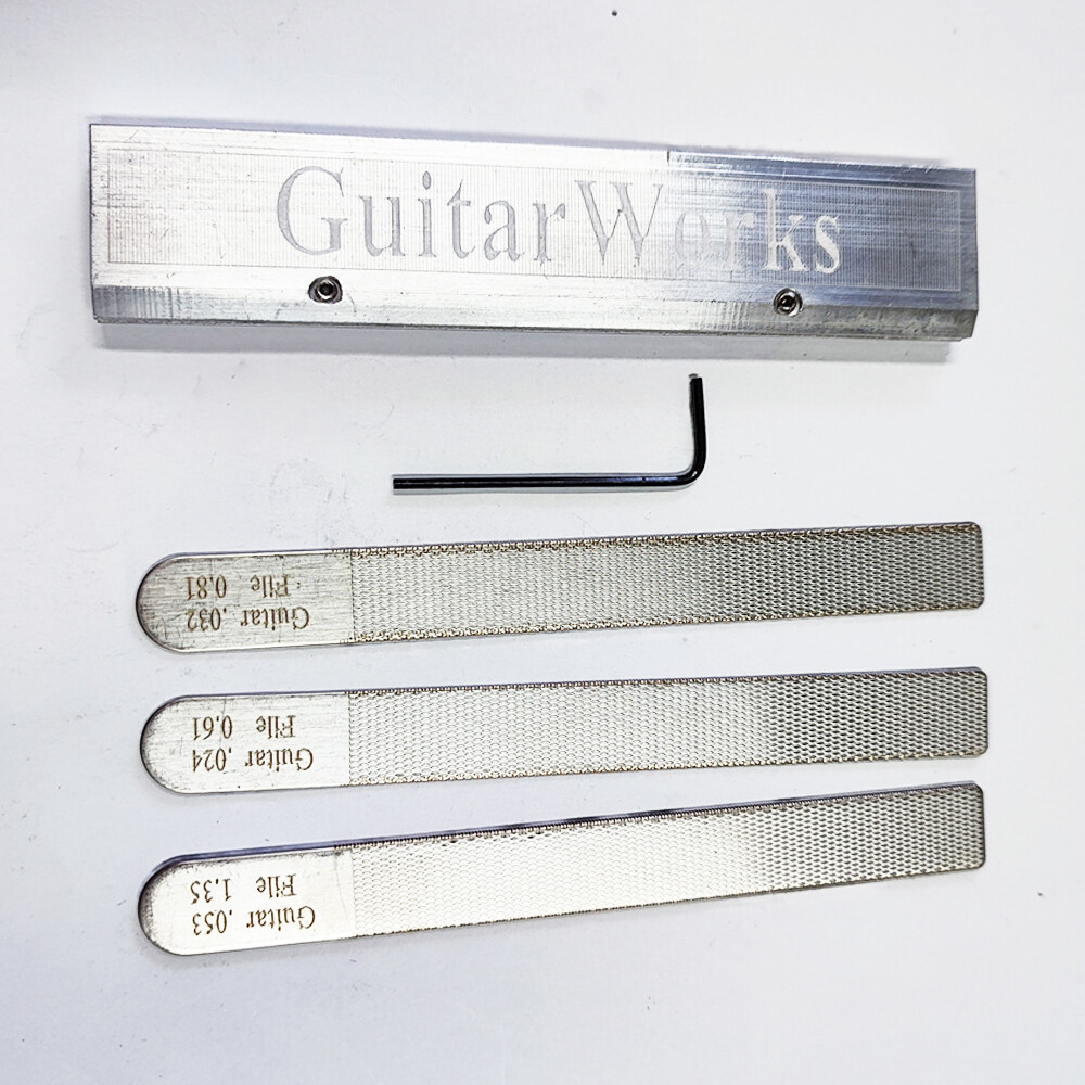 3/4pc Guitar Nut Files Fret Crowning Slot Filing Luthier Repair-Tool ...