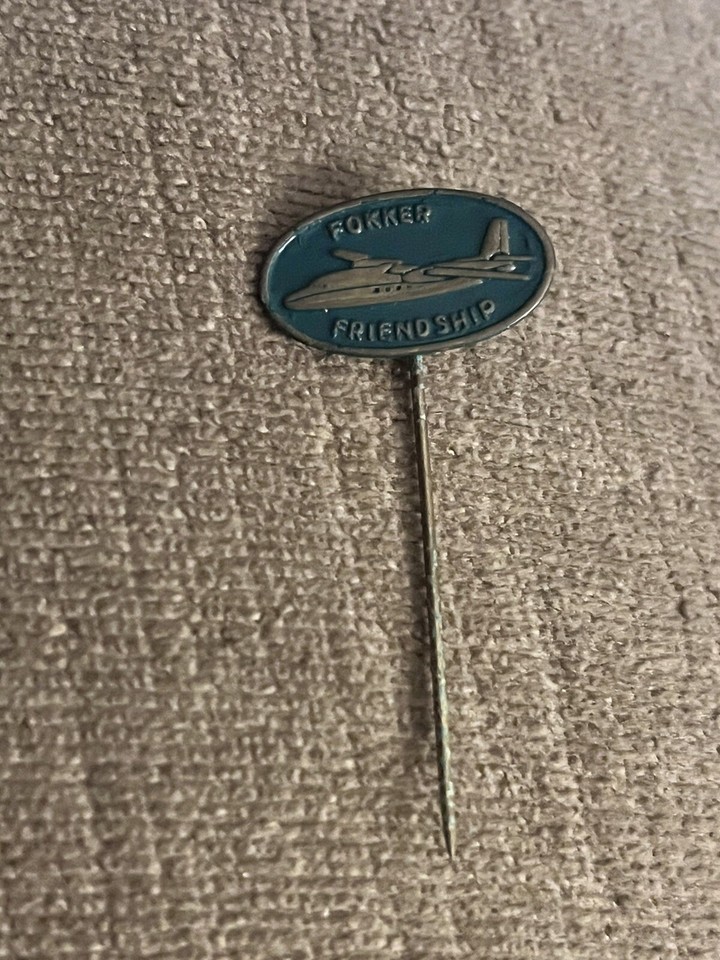 Vintage Fokker Friendship Airline Plane Stick Pin | eBay