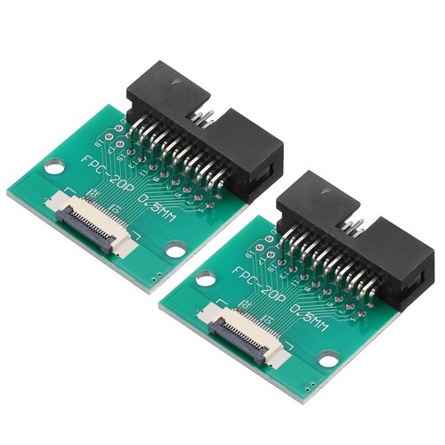 2pcs FFC FPC Connector Board 16 Pin Double Row Right Angel DC3 Male Pin ...