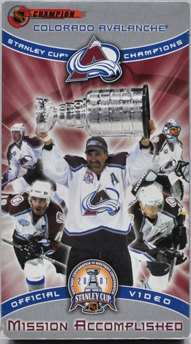 Colorado Avalanche 2001 Stanley Cup Champions - VHS - Mission Accomplished | eBay