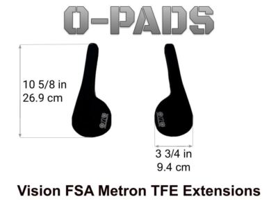 Vision Tech FSA Metron TFE Extension Armrest Pads & Official Velcro ...