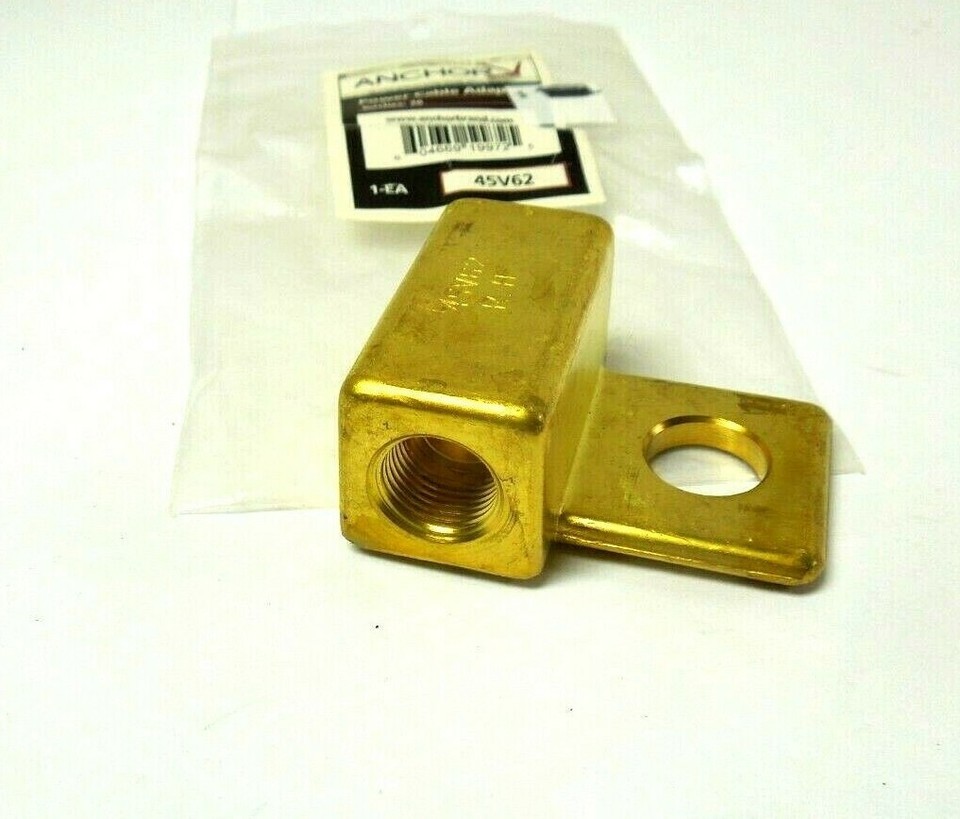 ANCHOR 100-45V62 BRASS POWER CABLE ADAPTER MVF15NW | eBay