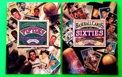 BASEBALL CARDS OF THE FIFTIES + BASEBALL CARDS OF THE SIXTIES - (2) HB ...