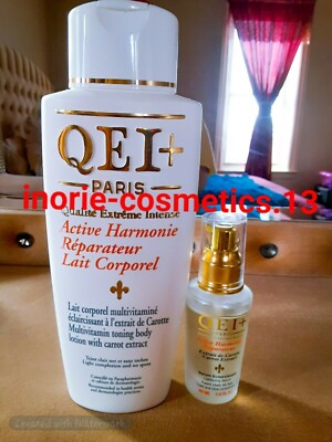 QEI Multi Vitamin Lightening Serum & Body Lotion With Carrot Extract ...