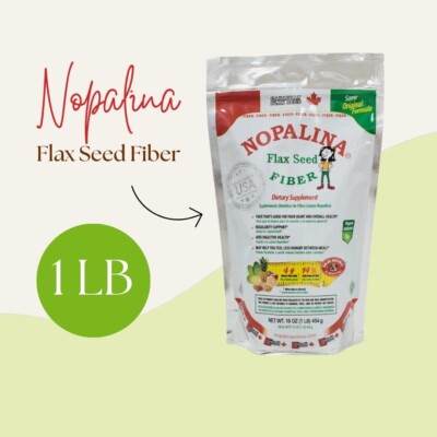 Nopalina 16 oz Flaxseed Plus Fiber, Omega 3-6-9 Supplement 890523000843 ...