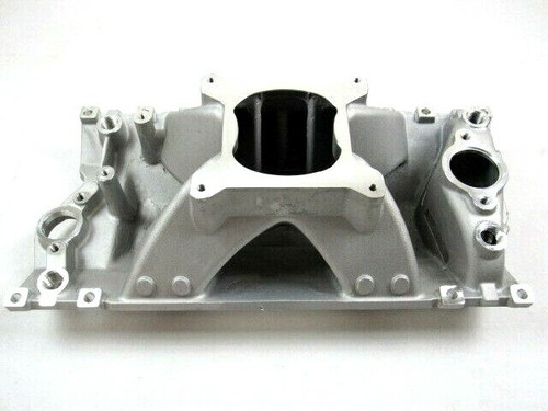 SBC Small Block Chevy 350 383 Vortec High Rise Intake 7000+Rpm Satin ...