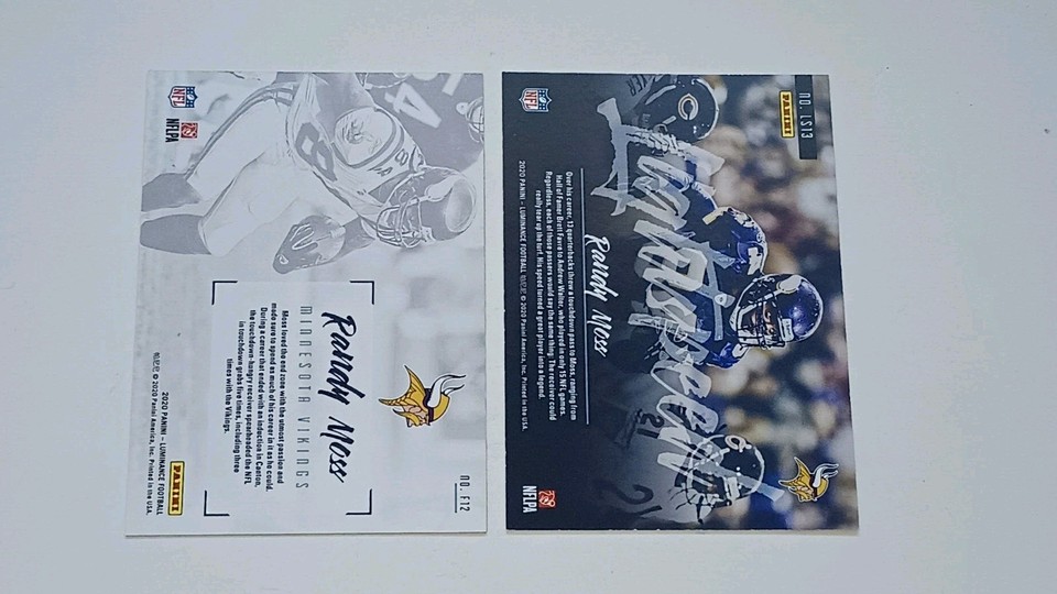 2020-LUMINANCE-RANDY MOSS FLASH ORANGE/100 & LIGHTSPEED ORANGE/100 ...