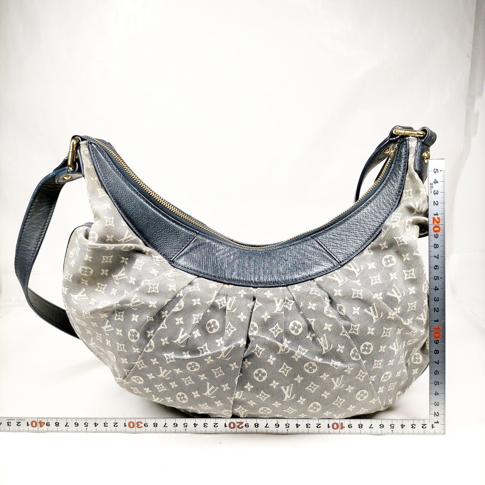 Louis Vuitton LV Shoulder Bag M40404 Rhapsody MM grey Monogram Idylle ...