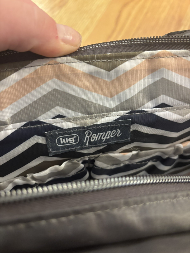 Lug Romper Tote Bag Crossbody Purse Pockets Key Clip Bottle Holder | eBay