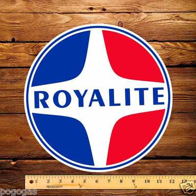 Royalite Gasoline - 12" Gas Pump Decal | eBay