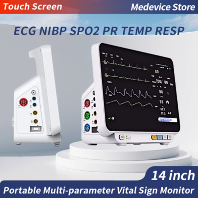 Vital Signs Monitor 14 inch Screen Multi-parameter Medical Patient ...