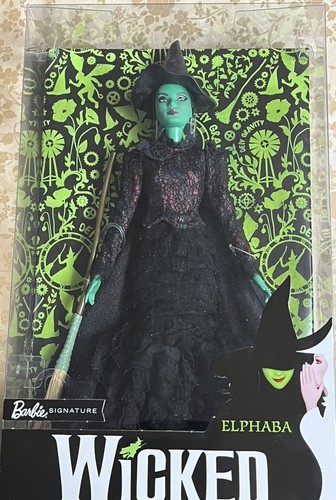 Rare NRFB Barbie Signature Wicked Elphaba Doll 2018 | eBay