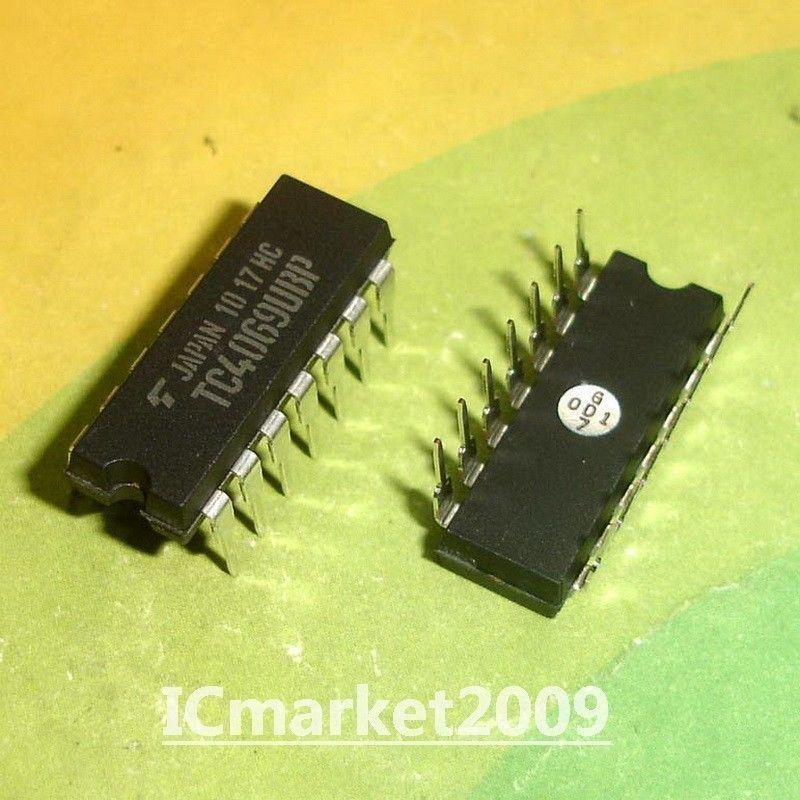 50 PCS TC4069UBP DIP-14 TC4069 CD4069 CMOS Hex Inverter Chip IC | eBay