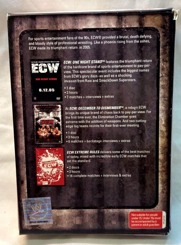 WWE ECW WCW ECW Collection Region 4 DVD | eBay