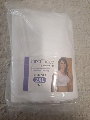 FirstChoice by AAdvantage 521 Postsurgical Mammary Compression Bra, Size 2XL | eBay