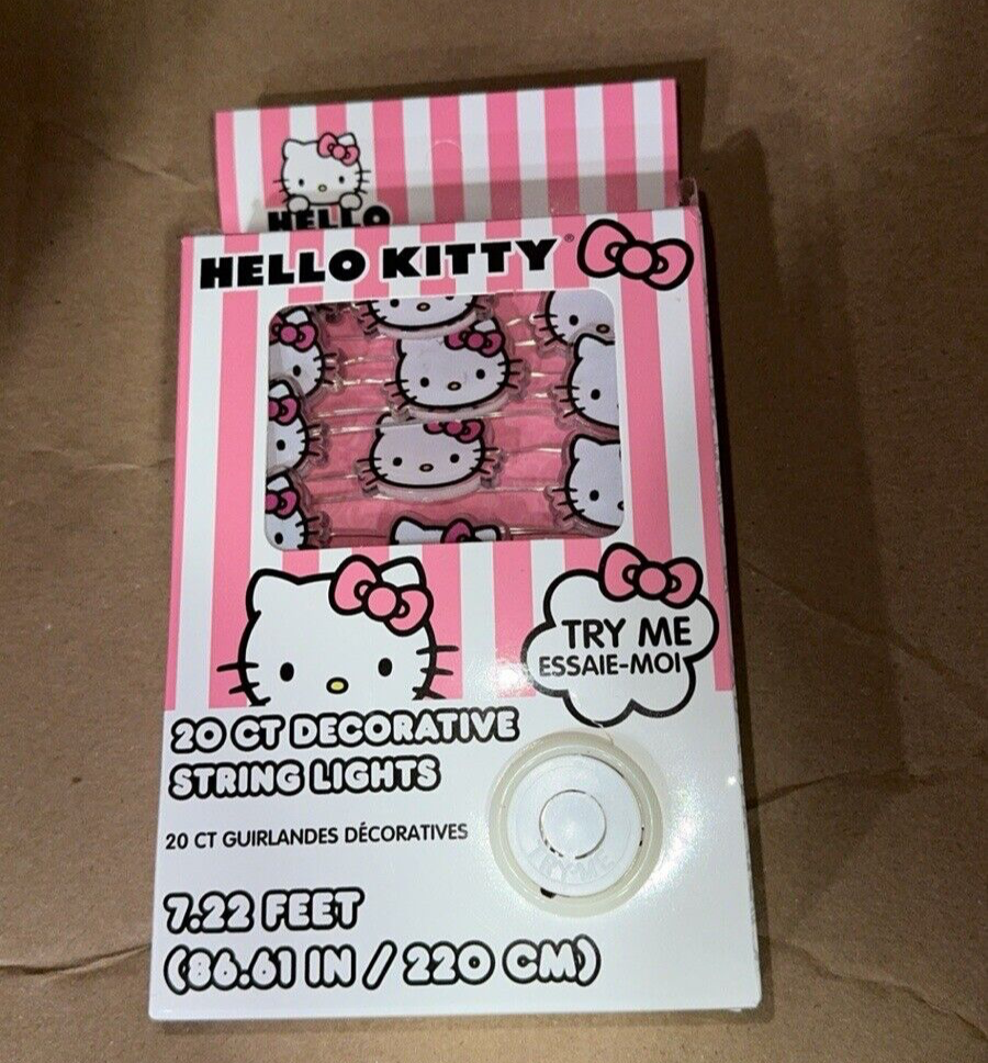 Hello Kitty 20CT String LightS NEW IN BOX | eBay